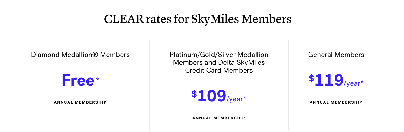 Delta SkyMiles Members Receive Discounted CLEAR Membership ...